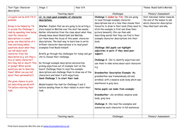 Roald Dahl Matilda Literacy Character Description | Teaching Resources