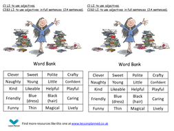 Roald Dahl Matilda Literacy Character Description by Klein100 ...