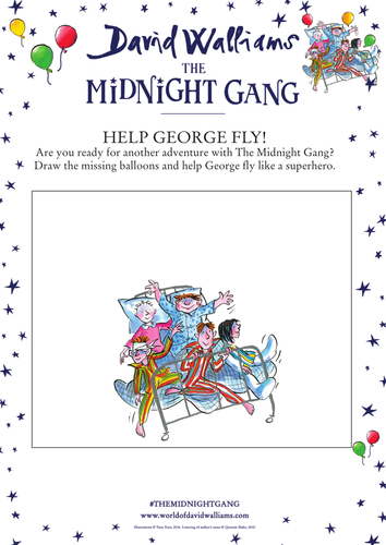 David Walliam's The Midnight Gang - Help George Fly | Teaching Resources
