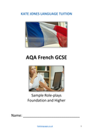 GCSE role-plays - Me, my family and friends | Teaching Resources