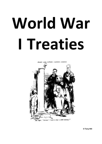 World War I Treaties - Student Research Booklet | Teaching Resources