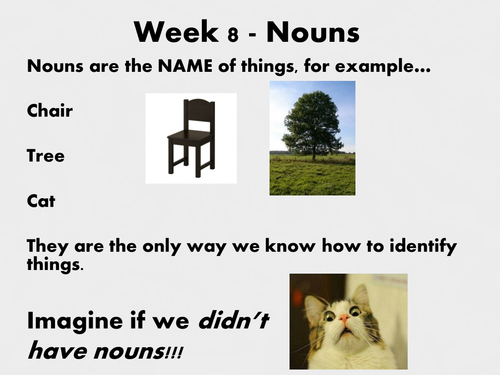KS3/4 literacy activities: grammar and word classifications for whole ...
