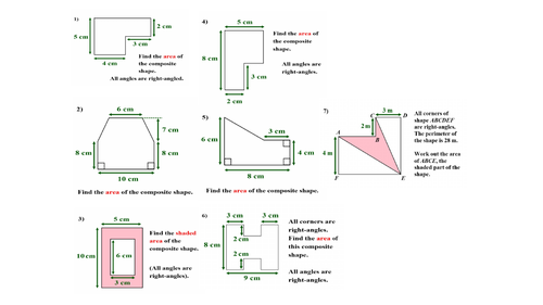 Area of Composite Shapes | Teaching Resources