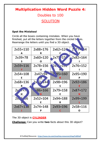 Multiplication Revision Worksheets KS2 | Teaching Resources