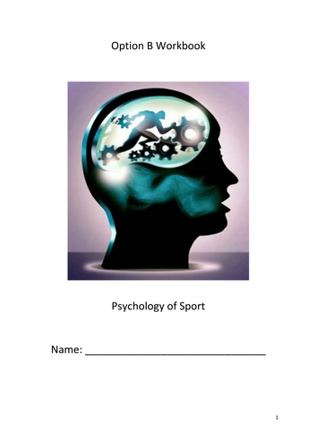 Psychology in Sport Unit of Work and Resources | Teaching Resources