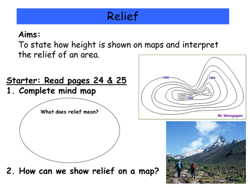 Maps Skills: Relief | Teaching Resources