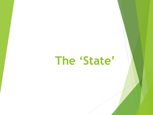 Presentation on The State (A Level Government & Politics / History ...