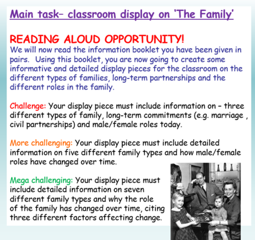 Family PSHE | Teaching Resources