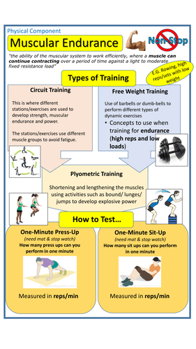 Level 2 BTEC Sport Mini Revision Posters for Unit 1: Fitness Testing ...