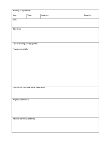 Level 2 BTEC Sport Assignment Templates | Teaching Resources
