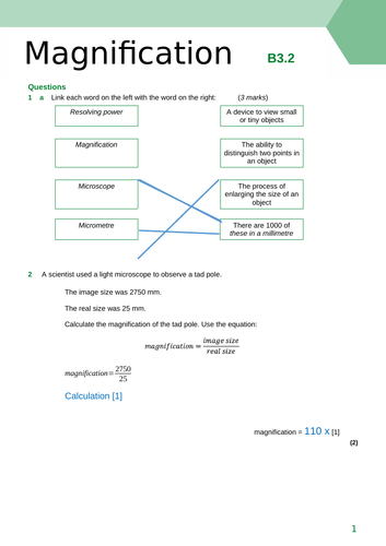 The World of the Microscope | Teaching Resources