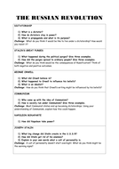 The Russian Revolution - Context Activity (Animal Farm) | Teaching ...