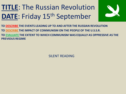 The Russian Revolution - Context Activity (Animal Farm) | Teaching ...