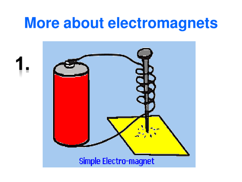 Uses of electromagnets - complete lesson (KS3) | Teaching Resources Uses of electromagnets - complete lesson (KS3) | Teaching Resources