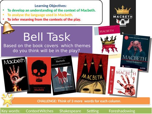 Introduction to Macbeth Lesson | Teaching Resources