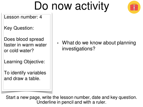 Lesson on scientific investigation - GCSE | Teaching Resources