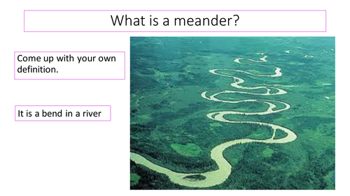 Rivers unit of work for year 7 | Teaching Resources