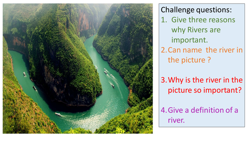 Rivers unit of work for year 7 | Teaching Resources