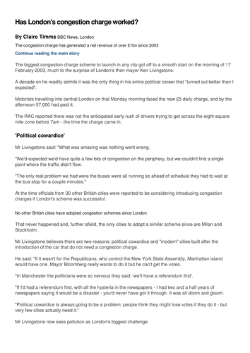 Energy and climate change | Teaching Resources