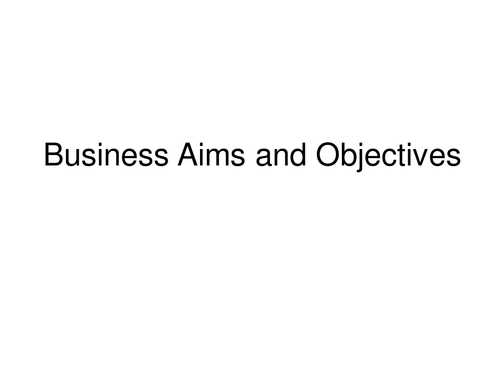 Business Studies – GCSE – Understanding Business Activity – Business ...