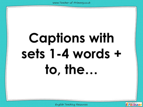 Phonics Phase 2 Captions - EYFS | Teaching Resources