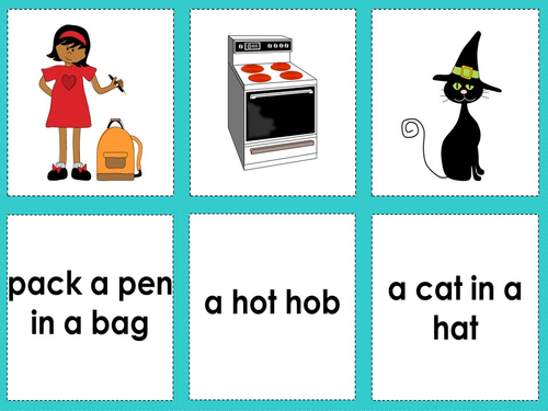 Phonics Phase 2 Captions - EYFS | Teaching Resources