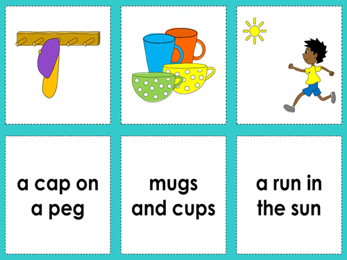 Phonics Phase 2 Captions - EYFS | Teaching Resources