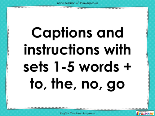 Phonics Phase 2 Captions - EYFS | Teaching Resources
