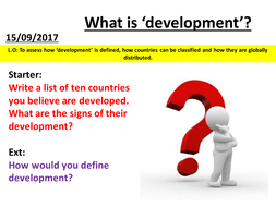 Dynamic Development - Defining Development and Examining its ...