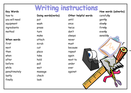 Year 3 Instruction Writing - Week One | Teaching Resources