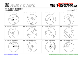 Circle Theorems (First Steps) | Teaching Resources