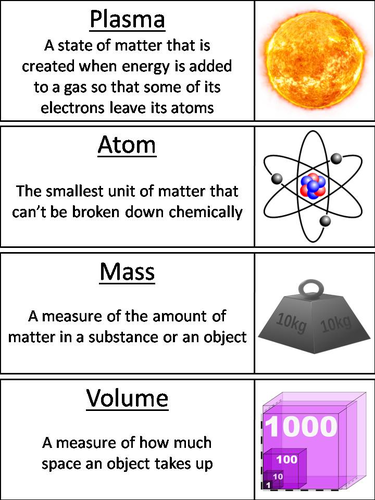 States of Matter Word Wall Cards | Teaching Resources