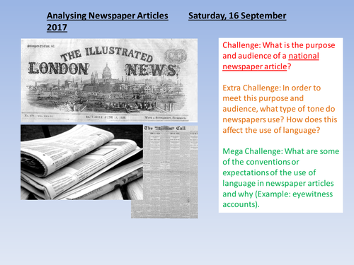 A Christmas Carol - Writing A Newspaper | Teaching Resources