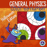 General Physics Colour-by-Number Activity (Halloween Edition ...