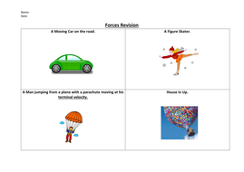 Forces Revision Year 7 | Teaching Resources