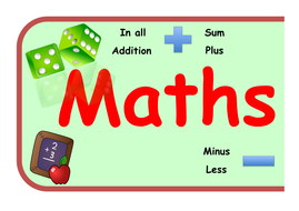 Maths Literacy English Numeracy Working wall banner pack | Teaching ...