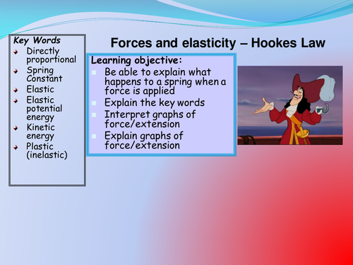 Momentum Force Hooke's Law Kinetic and Potential energy | Teaching ...