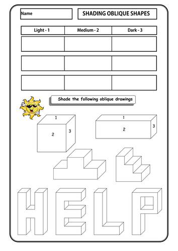 Oblique Drawings | Teaching Resources