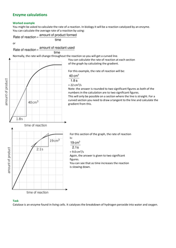 New 9-1 GCSE AQA Biology B3 Catalysts and Enzymes | Teaching Resources