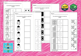 Counting to 10 - Cut and Stick Worksheets | Teaching Resources
