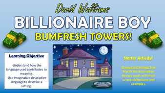 Billionaire Boy - Bumfresh Towers! | Teaching Resources