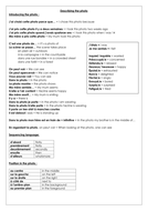 GCSE French describing a photo: key vocabulary and structures for photo ...