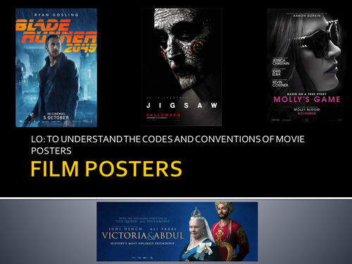 An introduction to the layout and conventions of film posters ...