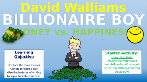 Billionaire Boy Big Bundle! | Teaching Resources