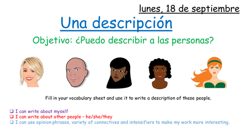 ¿Cómo eres? | Teaching Resources