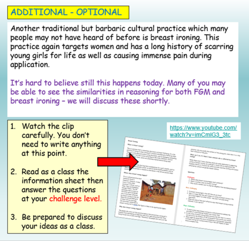 FGM PSHE | Teaching Resources