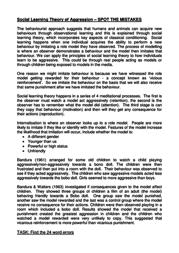 SOCIAL LEARNING THEORY Approach - AQA Psychology - Full Lesson ...