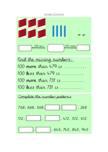 Year 3 Week 2 Place Value | Teaching Resources