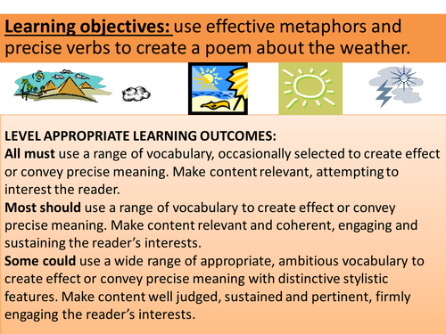 Poetry metaphors about the sea | Teaching Resources