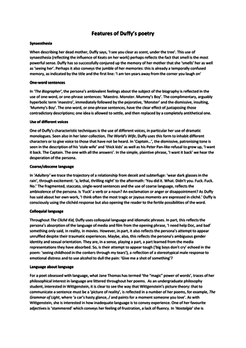 Duffy (Meantime) and Larkin (WW): revision pack, Eduqas A-level ...